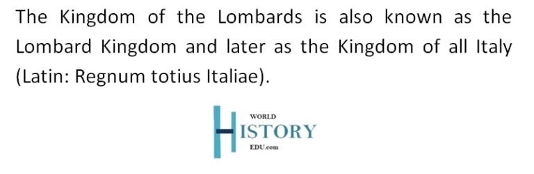 What was the Kingdom of the Lombards? - World History Edu