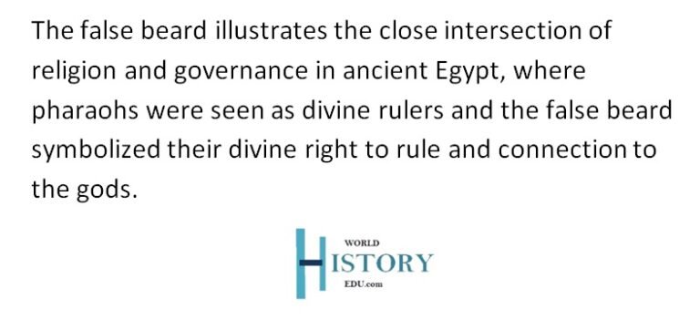 False Beard in Ancient Egypt: Origin Story and Meaning - World History Edu