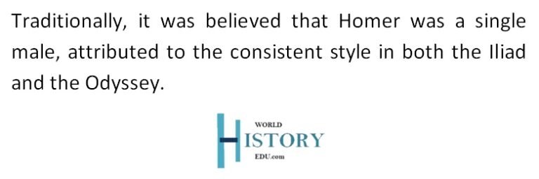 Who was Homer, and why is he considered one of the greatest poets in ...