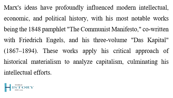 Karl Marx - World History Edu