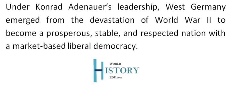 Life and Political Career of Konrad Adenauer, the First Chancellor of ...