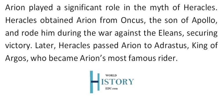 Arion in Greek Mythology – Origin Story and Adventures - World History Edu