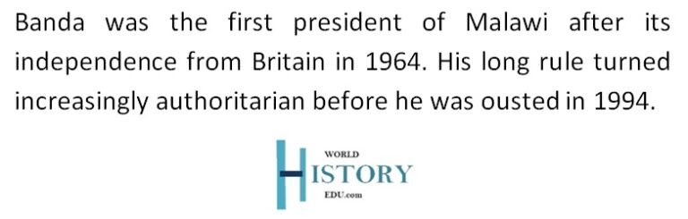 First Leaders of all African Countries - World History Edu