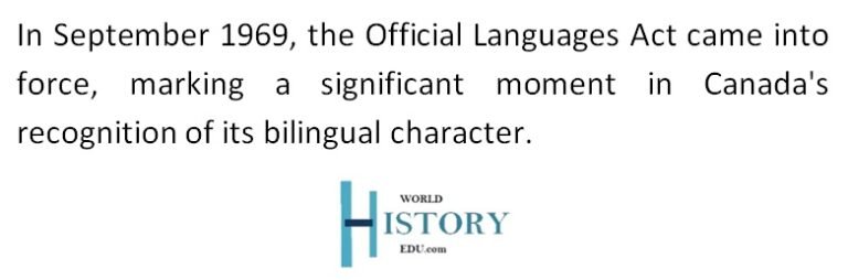 Proclamation of the Official Languages Act (1969) - World History Edu