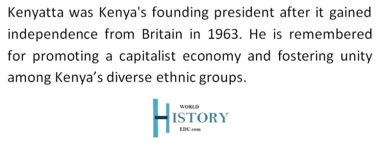 First Leaders of all African Countries - World History Edu