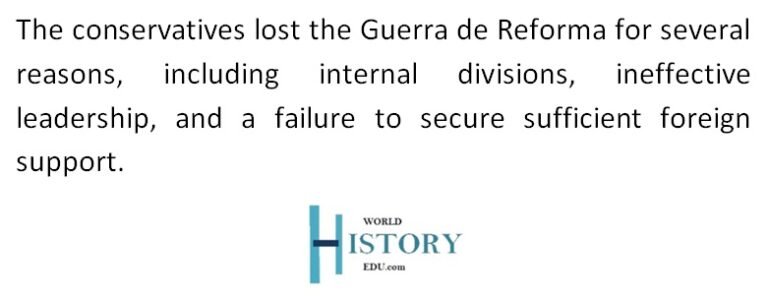 Why Did the Mexican Conservatives Lose the Reform War (Guerra de ...