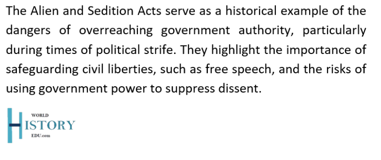Alien and Sedition Acts