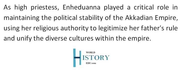 Enheduanna - Poet, Priestess, & Empire Builder - World History Edu