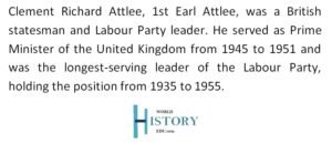 Clement Attlee - World History Edu