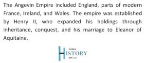 What was the Angevin Empire? - History & Major Facts - World History Edu