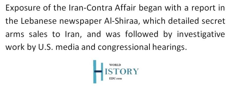 How was the Iran-Contra Affair Exposed? - World History Edu