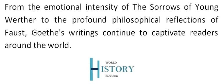 Goethe: The Great German Poet and Philosopher - World History Edu