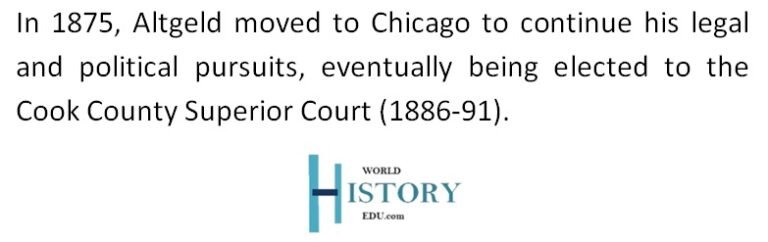 John Peter Altgeld – Former Governor of Illinois - World History Edu