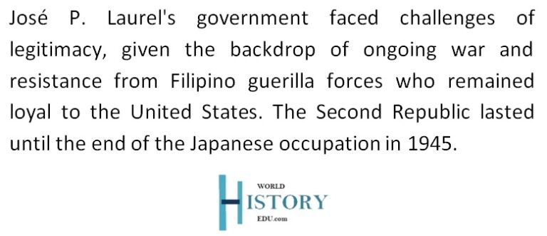 Establishment of the Second Philippine Republic - World History Edu