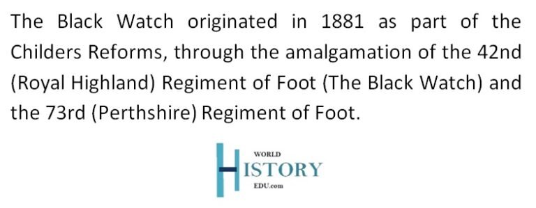 History and Major Facts about the Black Watch, the Famous Scottish Army ...