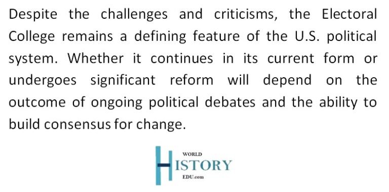 How does the Electoral College work? - World History Edu