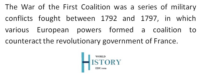 What was the War of the First Coalition? - World History Edu