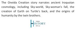 The Oneida Creation Story - World History Edu