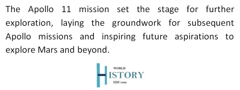 The successful landing of Apollo 11 on the Moon in 1969 - World History Edu