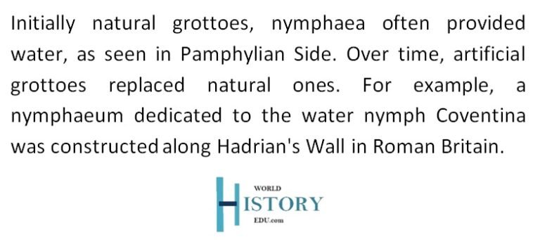 What were Nymphaea in the ancient Greece and Rome? - World History Edu