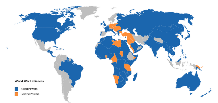 The Allies of World War I - World History Edu