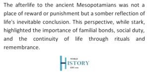 Ancient Mesopotamian Beliefs about the Afterlife - World History Edu