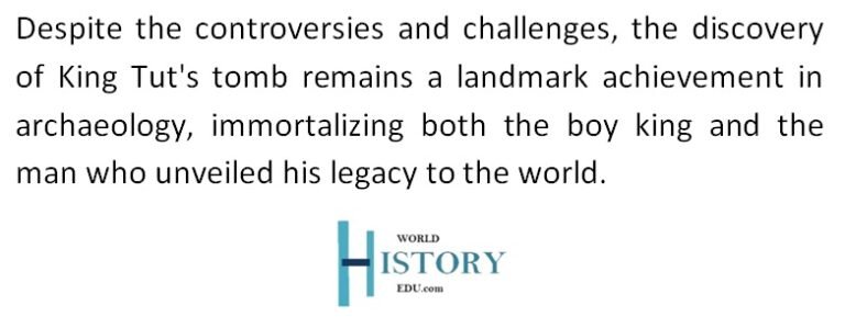Challenges and Controversies Surrounding the Discovery of Tutankhamun's ...