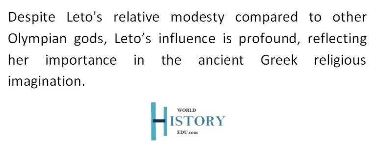Leto in Greek Mythology - World History Edu