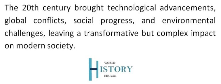 12 Historic Events in the 20th Century - World History Edu