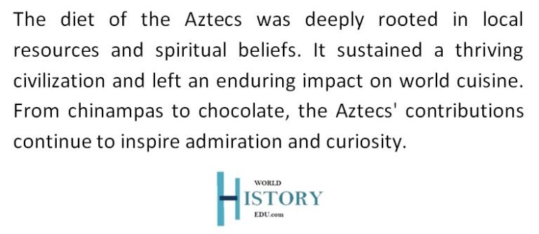Food & Agriculture in the Aztec Empire - World History Edu