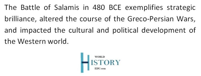 Battle of Salamis (480 BCE) - World History Edu