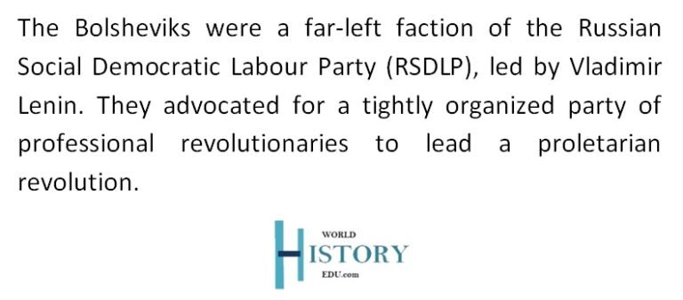 Who were the Bolsheviks? - Origin Story, Notable Leaders, & Dissolution