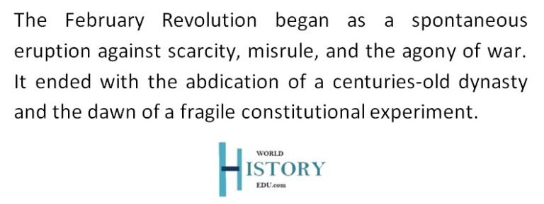 The February Revolution: Origin Story, Leaders, & Outcome - World ...