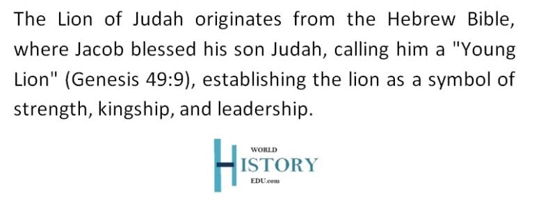 Lion of Judah: Origin Story, Meaning, Symbolism and Significance ...