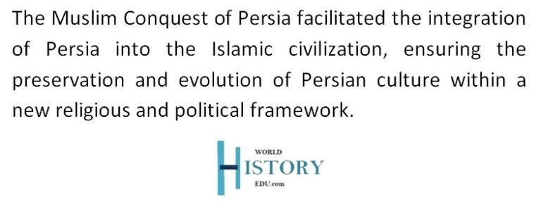Muslim Conquest of Persia: History and Major Facts - World History Edu