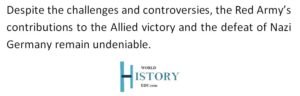 The Red Army during World War II - World History Edu