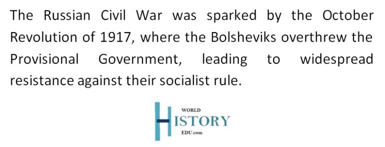 What really triggered the Russian Civil War? - World History Edu