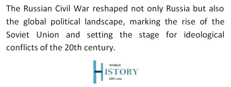 What really triggered the Russian Civil War? - World History Edu