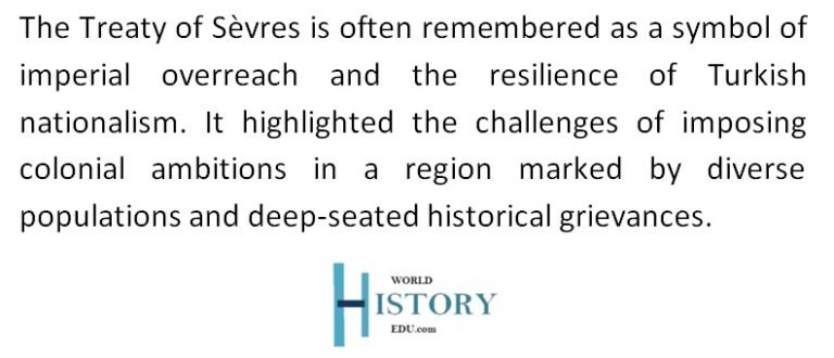 Treaty of Sèvres - World History Edu