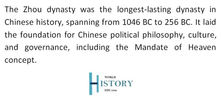 The Zhou dynasty - World History Edu