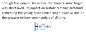 Alexander the Great's Army: Composition, Tactics & Strategy - World ...