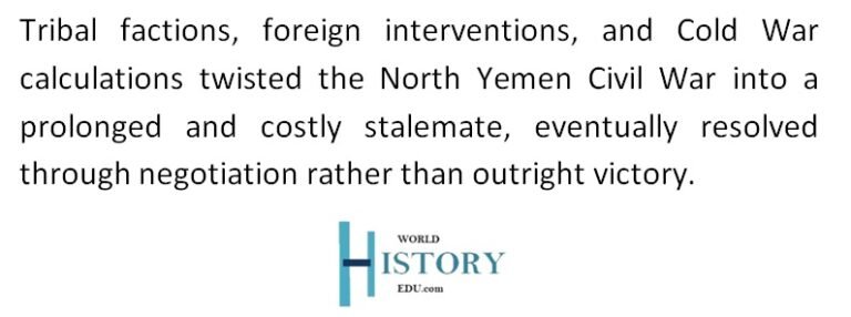 What triggered the North Yemen Civil War? - World History Edu