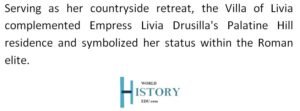 Villa of Livia - World History Edu