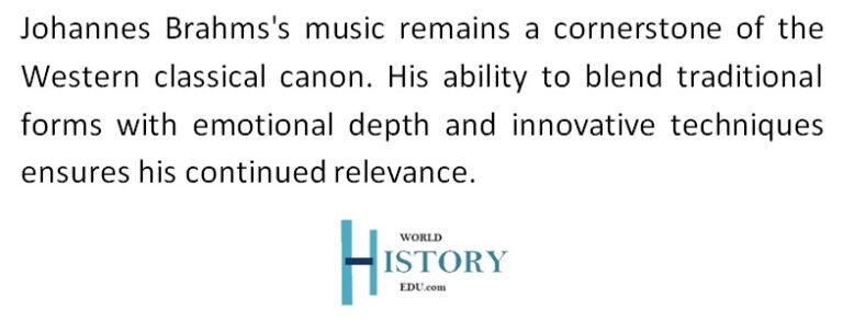 Johannes Brahms - World History Edu