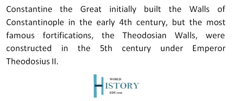 Walls of Constantinople - World History Edu