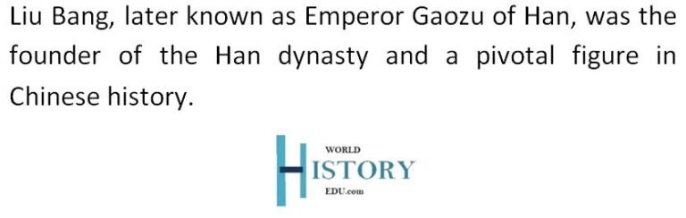 Emperor Gaozu of the Han Dynasty: Life, Reign and Accomplishments ...