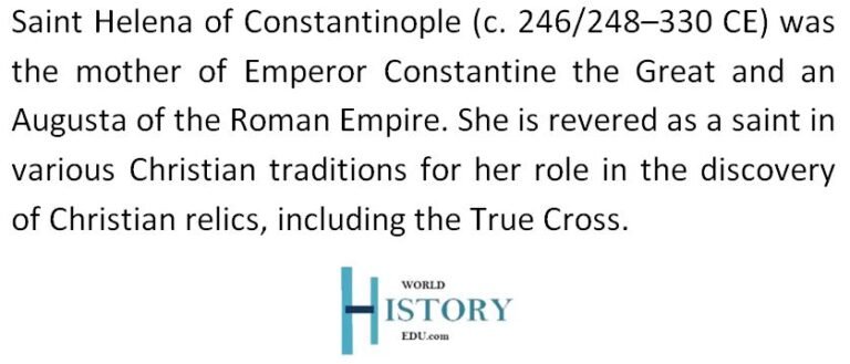 Empress Helena: The Mother of Constantine the Great - World History Edu