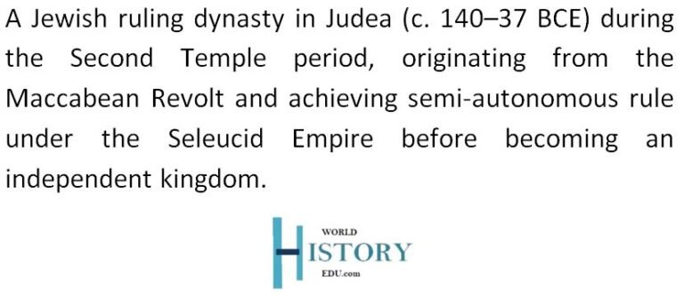 Hasmonean Dynasty - World History Edu