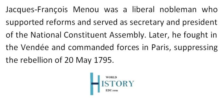 Jacques-François Menou - World History Edu
