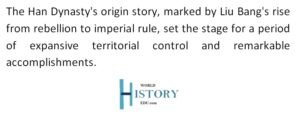 The Han dynasty: Origin Story, Territorial Extent and Major ...